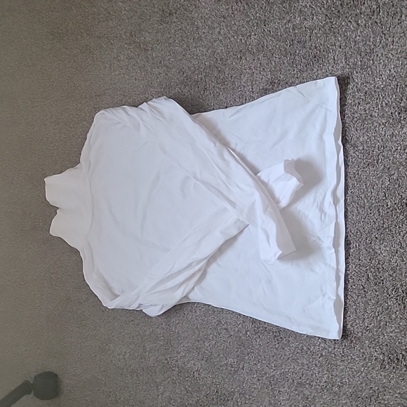 Tops | Plain White Turtle Neck | Poshmark